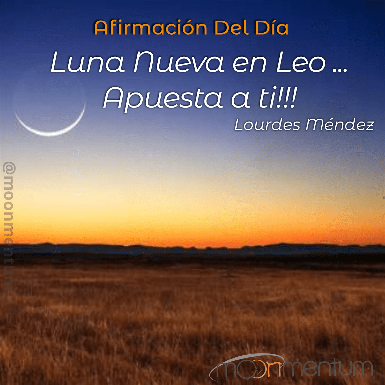 Afirmación Del Día 18-08-2020 | Moonmentum